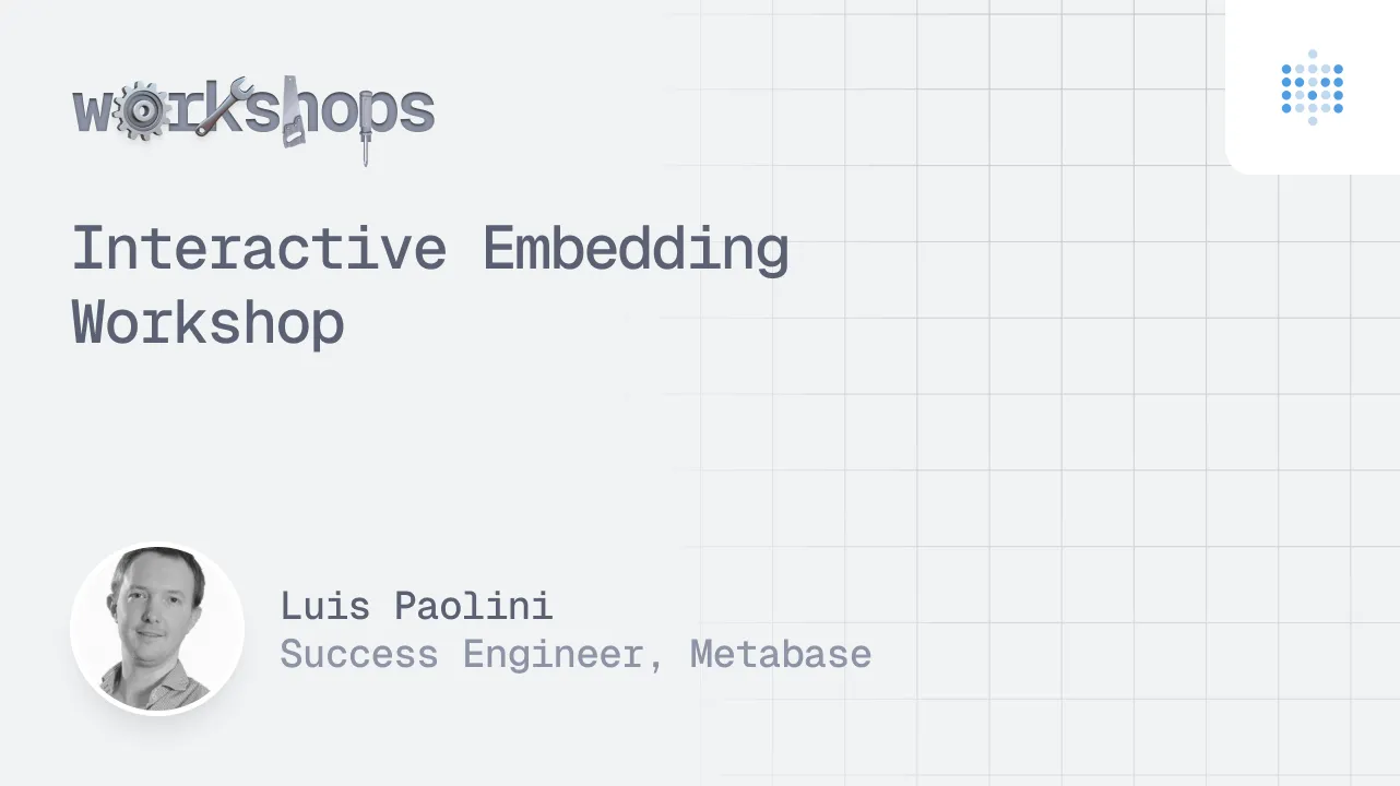 Interactive Embedding Workshop