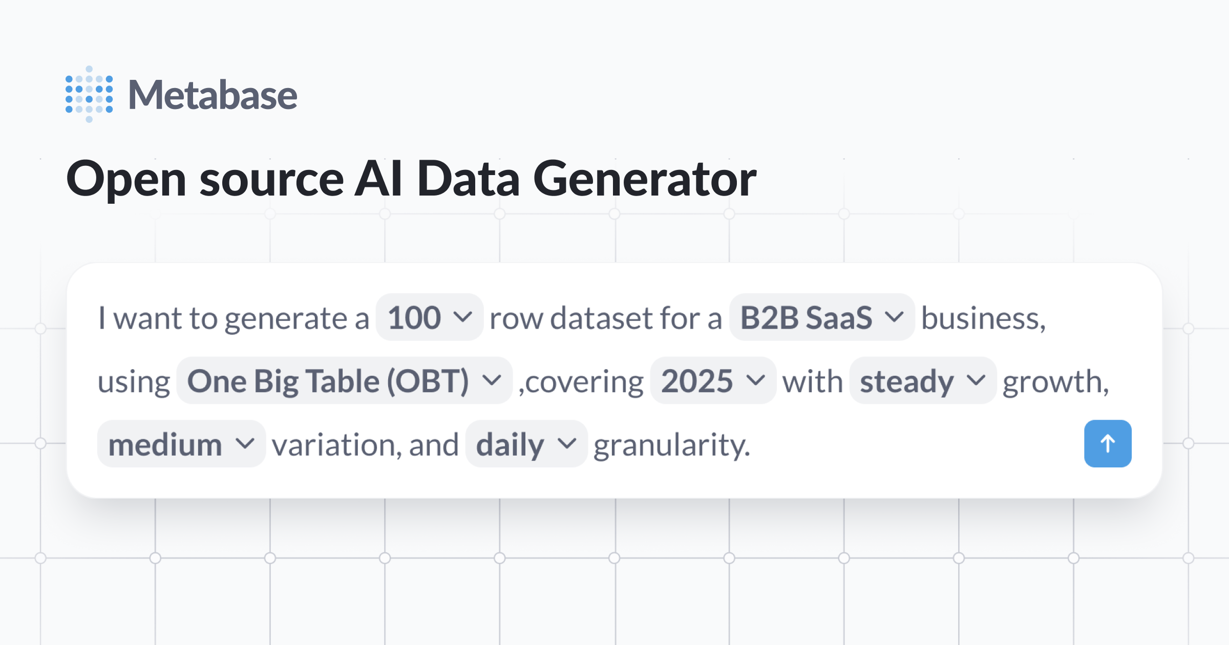 Open source AI Data Generator