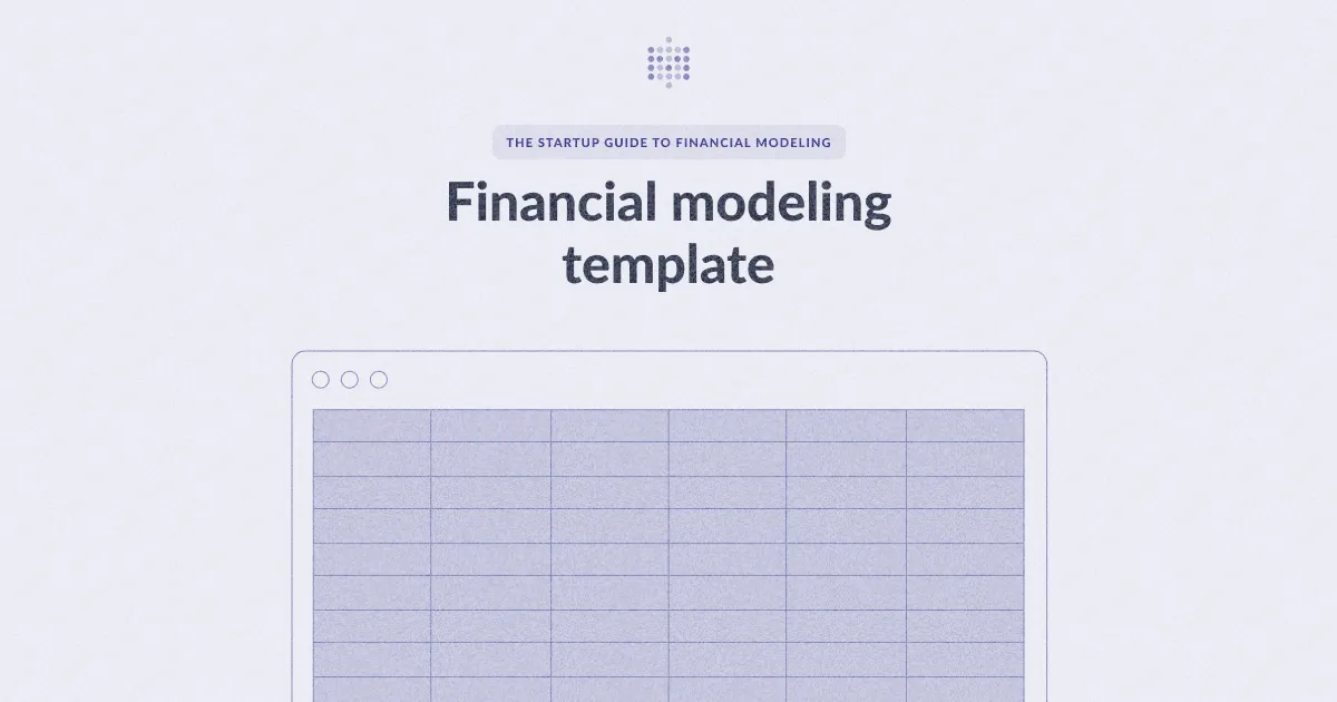 Financial modeling template